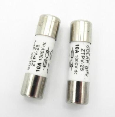 China DC Fuse 10/12/15/20A 1000V DC Fusible 10x38mm gPV Solar PV Fuse for System Protection BX0234 for sale