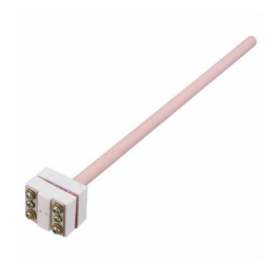 China WRP-100 thermocouple platinum and rhodium thermocouple probe length 225mm probe head temperature sensor 1300 C Durable S type for sale