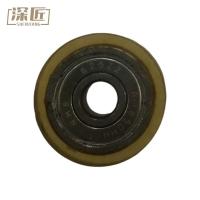 China Glory GFD800D Rubber Coated Bearing Roller GFS100 GFS120 GFS220 UW52C Rubber Coated Bearing Roller for Currency Sorter Machine for sale