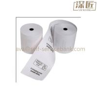 China Wincor NP06 Thermal Journal Roll Thermal ATM Receipt Paper Black Image with Sense Marks for sale