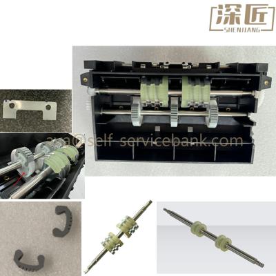 China Hyosung Note Separator Feed Roller Shaft 7430000224 for 150208661 S4520000258 S45200000297 Cash Box Cassette for sale