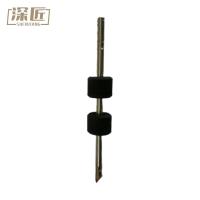 China ATM Machine Spare Parts Wincor TP27 Printer Rubber Wheel Shaft Financial Equipment 1750256247-28 for Wincor ATM for sale
