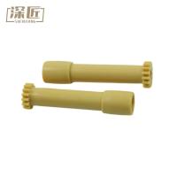 China Stacker Clamp 1750053977-5 Original ATM Machine Spare Parts Wincor CMD V4 2050XE Stacker Clamp Yellow Long 15T Gear 01750053977-5 for Wincor for sale