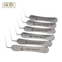 China L-shaped Auto Lock Opening Tool L Type Car Lock Pick Tool A Grandmaster for sale