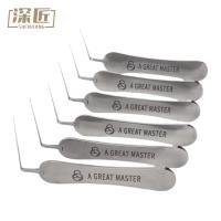 China L-shaped Auto Lock Opening Tool L Type Car Lock Pick Tool A Grandmaster for sale