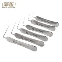 China L-shaped Auto Lock Opening Tool L Type Car Lock Pick Tool A Grandmaster for sale