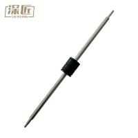 China NMD NF300 A011124 ATM CRS Selfserv Kiosk NMD NF300 18mm CRR Roller Shaft A011124 Glory DeLaRue Talaris Dispenser NF15 18mm Grooved Shaft for sale