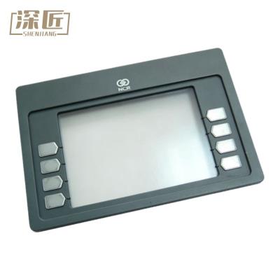 China ATM Machine Spare Parts 4450630474 Display Frame NCR 5870 LCD Bezel With Side Soft Keys Customer Display Frame 445-0630474 for sale