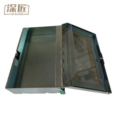 China Reject Box A007059 Glory NMD50 NMD100 Reject Box RV150 NMD 100 NMD 50 Dispenser A007059 ATM Machine Parts New 90 Days Warranty for sale