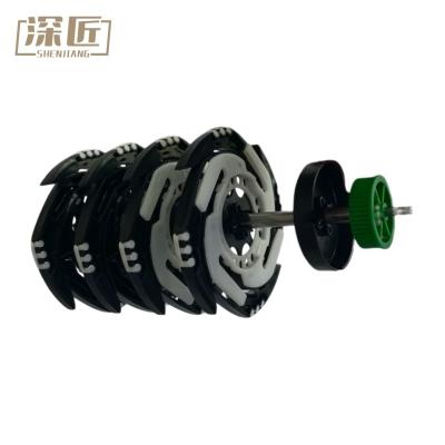 China Wincor Stacker Wheel Shaft New Assy 1750080950 ATM Part Wincor Nixdorf 2050 Procash CMDV4 Stacker Wheel 1750054751 01750080950 for sale