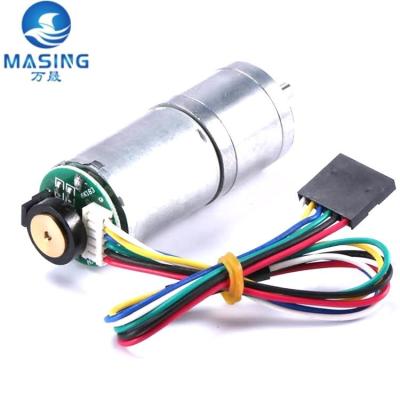 China RF-370 Micro 25mm DC Gear Motor 6V 12V With Gearbox / Encoder 6PINS for sale