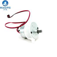 China RF300 12 Volt DC Gear Motor Rotating Desk Lamp With Permanent Magnet Plastic Gearbox for sale