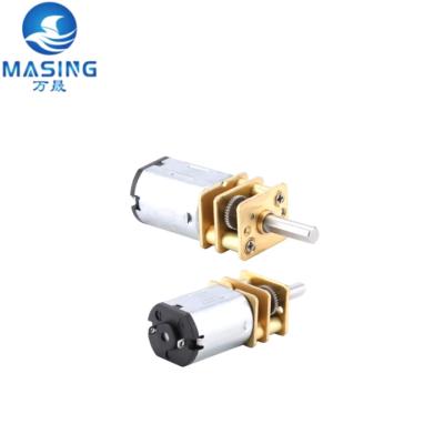 China 3V 400rpm Gear Motor Micro Speed Reducer Metal Spur Gear Small Dc Gear Motors 12GA-N20 for sale