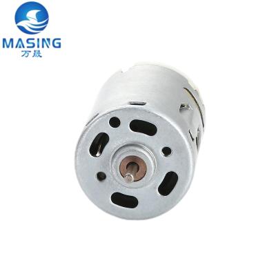 China RS-385 Carbon Brushed Dc Motor Rs 385 12 V for Hair Drier Sweeping robot Vacuum Pump for sale