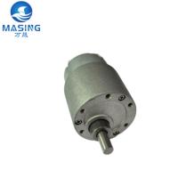 China 37mm Gearbox Metal Gear Motor GM37-500 High Torque DC 12V Geared Motor Low-speed for sale