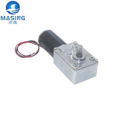 China GM4058-31ZY High Torque 12 Volt Worm Gear Motor High Power For Pet Supplies And Robots for sale