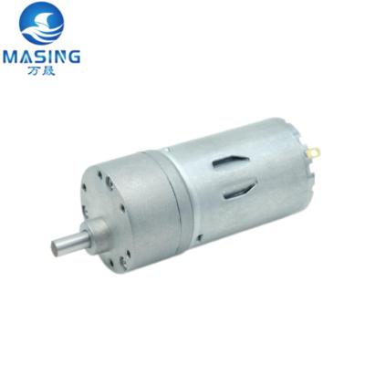 China 12V/24V DC Gear Motor with Reduction Gearbox 37mm Gearbox Diameter Rated Voltage 6V-24V 10RPM/30RPM for sale