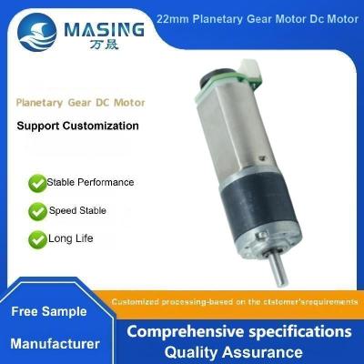 China Factory 22mm Diameter High Torque Permanent Planetary Gear Dc Brushed Motor For Robot/5G for sale