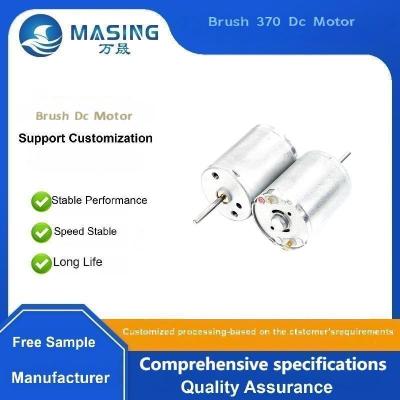 China 6v 12v 24 Volt 370 Permanent Magnet 3000rpm Carbon Brush DC Motor High Torque Electric DC Motor for sale