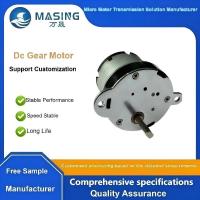 China Micro low Gear Motor Dc 12v 10rpm High Torque Metal Gears Diameter 40mm Gearbox For Vending Machines for sale
