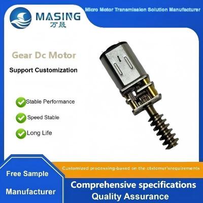 China N20 DC Gear Motor 12V Micro Gear Motor with 12mm Gearbox 298:1 Gear Ratio and Customizable Shaft for sale