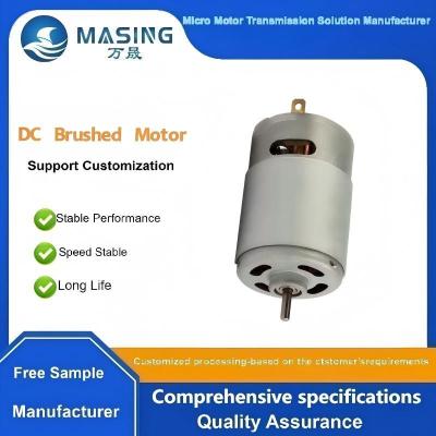 China High Power Brushed RS-555 DC Motor 21V 8000rpm for Grass Cutter and Lawn Mower for sale