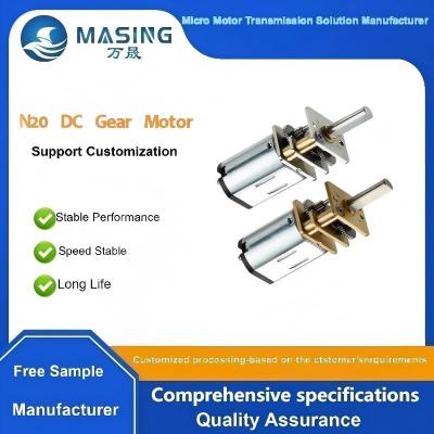 China N20 Gear Motor 1000 RPM with Customizable Shaft and Low Noise for Robotics and Toys for sale
