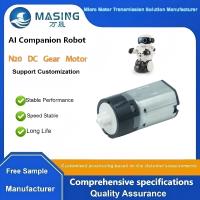 China High Speed N20 Brush Motor With Plastic Gear Box DC 3.7V Low Noise And Low Cost  Micro for AI Robot for sale
