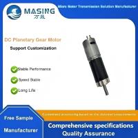 China High Torque 12V DC Geared Motor 100RPM 28mm Planetary Gearbox For Commercial Food Machine Conveyor Belt Drive OEM Custom for sale