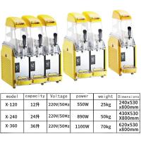 China 12L/24L/36L Capacity Slush Machine for Hotels and Food Service Businesses for sale
