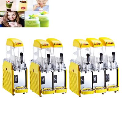 China Commercial Slush Machine 550/890/1100w Provided Slush Maker PLC Malaysia 220V/50HZ for sale