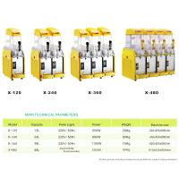 China Commercial Slush Machine 550/890/1100w Provided Slush Maker PLC Malaysia 220V/50HZ for sale