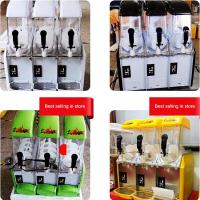 China Commercial Slush Machine 550/890/1100w Provided Slush Maker PLC Malaysia 220V/50HZ for sale