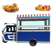 China Multifunctional Mobile Food Truck 4 Snack Functions Speed 20-40km/h 3.80*1.60*2.40CM for sale