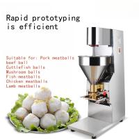 China Food Grade Stainless Steel Beef Meatball Machine 380*680*1220mm Output 280 pieces/min for sale