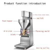 China 2.2kw Voltage Meatball Machine with Stainless Steel Body and 280 Pieces/min Output for sale