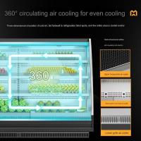 China Showcase Display Refrigeration Method Air Cooling for Even Cold without Frost 220V for sale