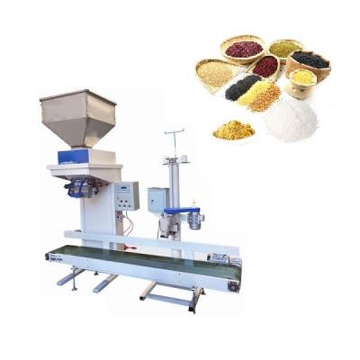 China Grain Indica Japonica Rice Organic Fertilizer Feed Powder Stand-up Pouch Packaging Scale for sale
