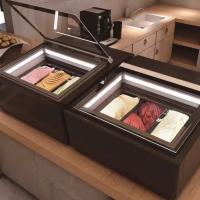 China Commercial Catering 44kg Small Type Freezer Gelato Cabinet with CE Certification in 220V for sale