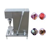 China Automatic Cleaning 75-90L/H Ice Cream Mixer for Real Fruits Swirl Drill Yogurt Blending for sale