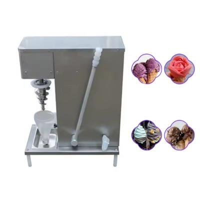China Automatic Cleaning 75-90L/H Ice Cream Mixer for Real Fruits Swirl Drill Yogurt Blending for sale
