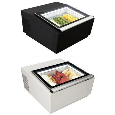 China 220V Mini Freezer Display Ice Cream Showcase with 10L Capacity and CE Certification for sale