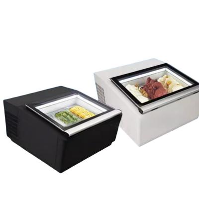 China Quick Freezing Gelato Refrigerated Cabinet for Flavorful Commercial Ice Cream Display for sale