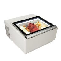 China Flavorful Multi-Flavors 10L Capacity Portable Mini Ice cream Display Freezer Showcase for sale