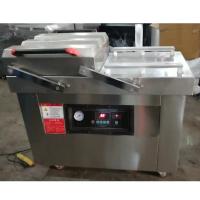 China Stainless Steel Commercial Double Chamber Vacuum Packing Machine 650mm Heat Seal Strip for sale