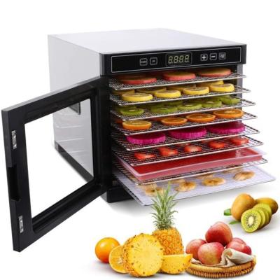 China Multifunctional Solar Fruit Dryer with Simple 4-View Touch Screen and Adjustable Panel for sale
