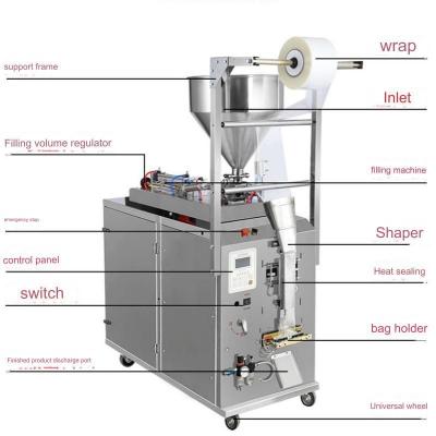 China Powder Filling Machine Stand-up Pouch Packaging Simple Operation Mechanical Driven for sale