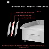 China Experience the Best of Both Worlds Dual Electric Griddle Fry Machine for Hotels' Kitchen for sale