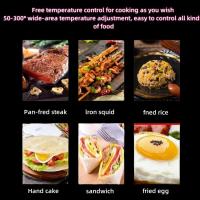 China Experience the Best of Both Worlds Dual Electric Griddle Fry Machine for Hotels' Kitchen for sale