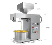 China Design 220V/50Hz Stainless Steel Coconut Oil Press Machine with 20-30kg Output per Hour for sale